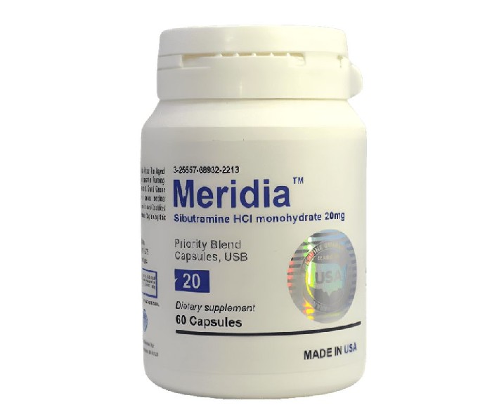 Meridia™ HCL Sibutramine 20mg 60kaps USA